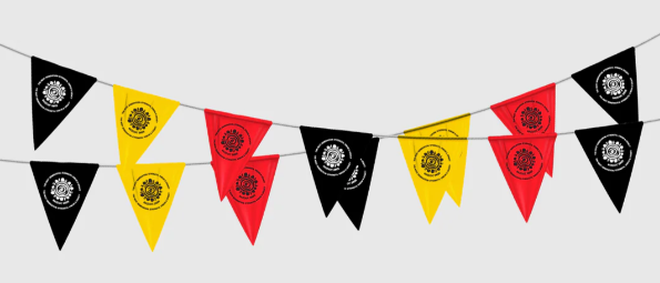 NAIDOC Bunting (5m) - Aboriginal - Red Yellow Black - NAIDOC 2025